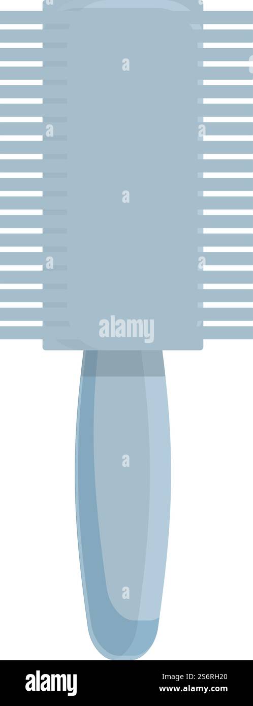 Hair brush icon cartoon vector. Comb hairbrush. Plastic tool. Hair ...