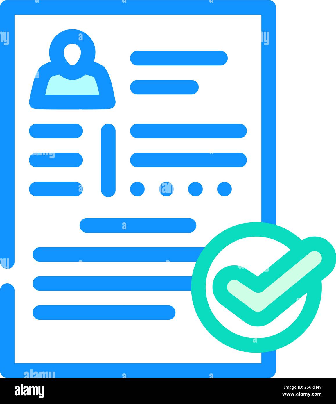 cv compliance color icon vector. cv compliance sign. isolated symbol ...