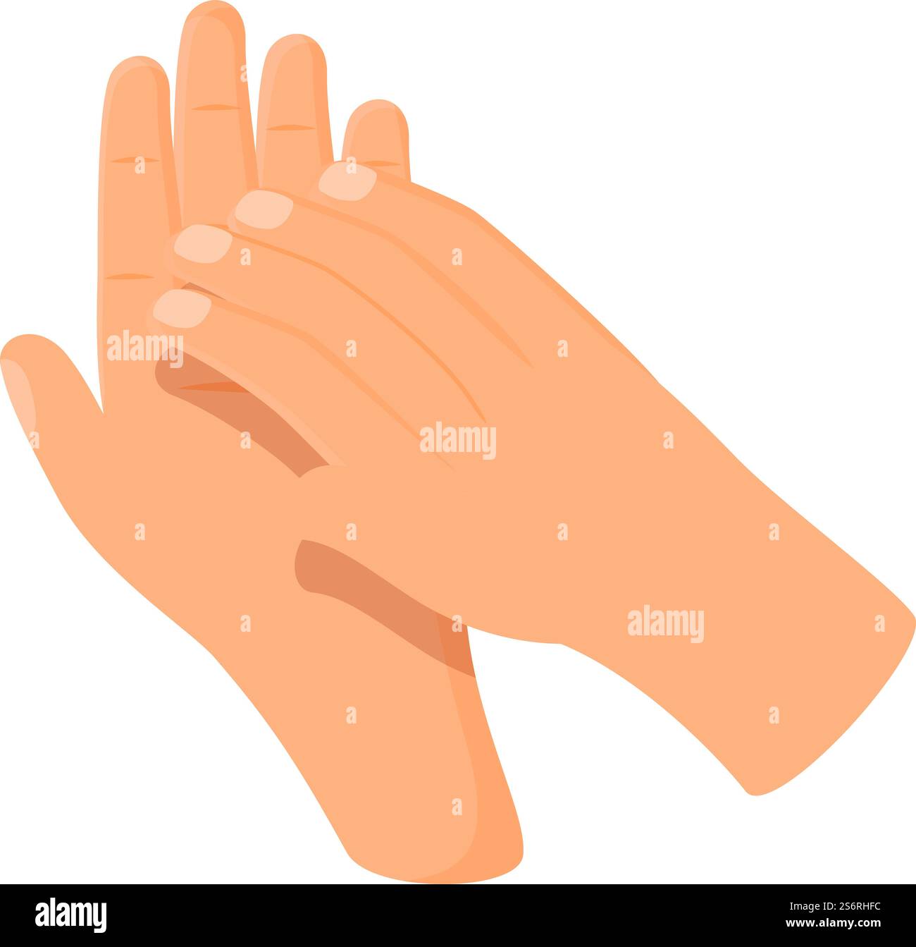 Show handclap icon cartoon vector. Hand applause. Crowd encourage. Show ...