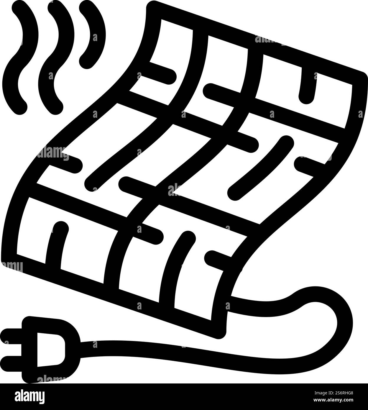 Electric blanket isolated Stock Vector Images - Alamy