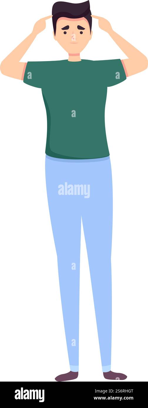 Zen thinking icon cartoon vector. Stress concentration. Mind think. Zen ...