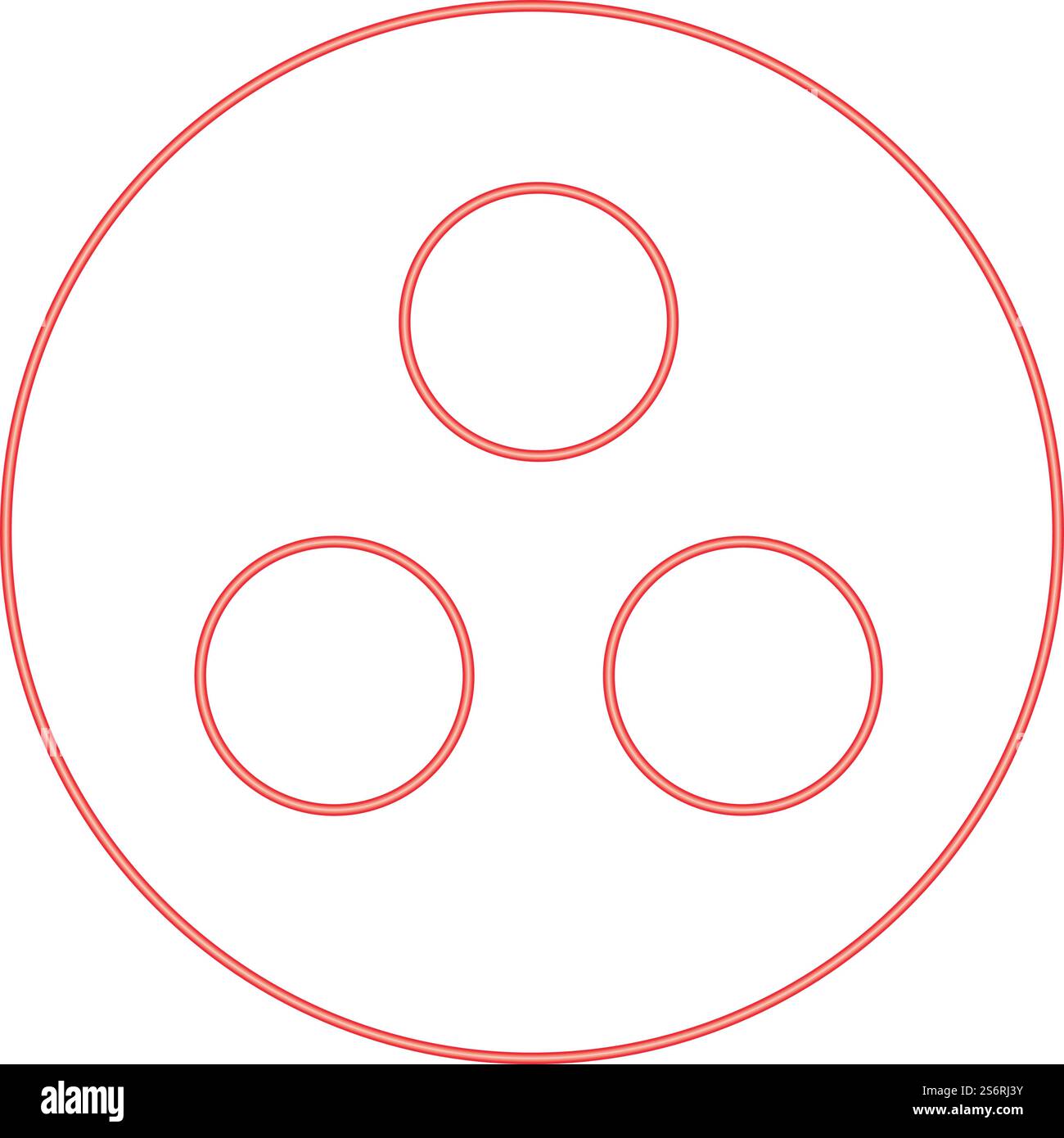 Neon symbol deaf-mute or workgroup red color vector illustration image ...