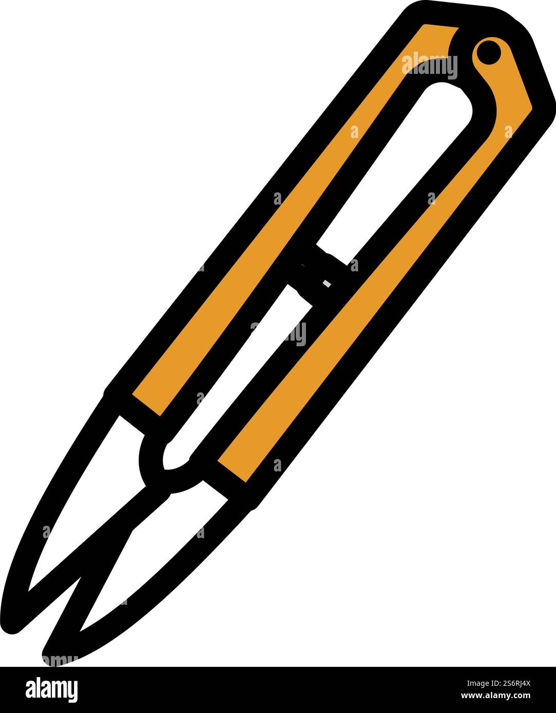 Seam Ripper Icon. Editable Bold Outline With Color Fill Design. Vector ...
