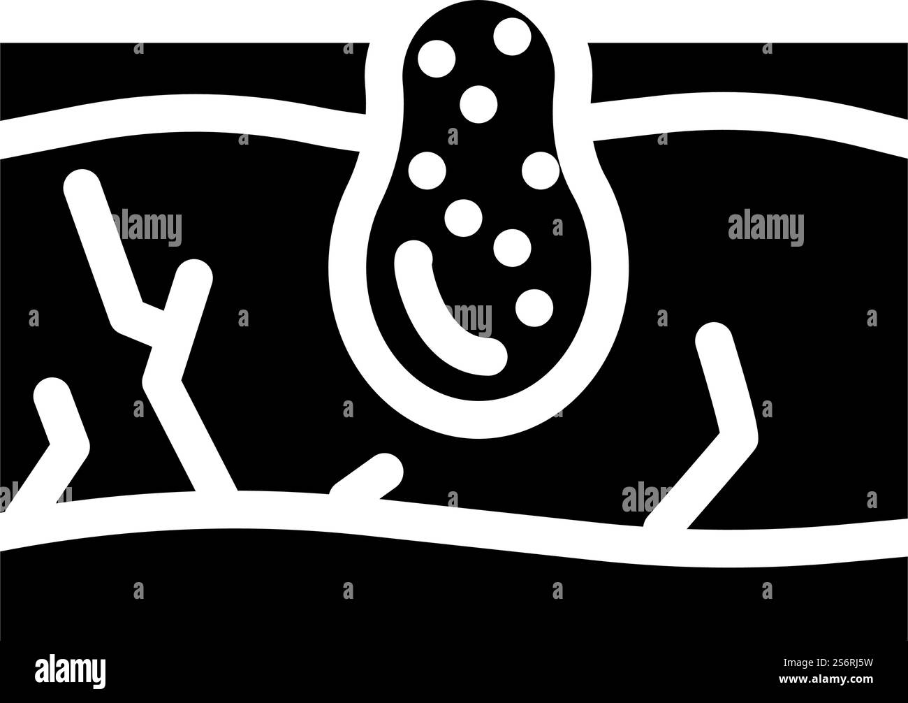 acne skin problem glyph icon vector. acne skin problem sign. isolated ...