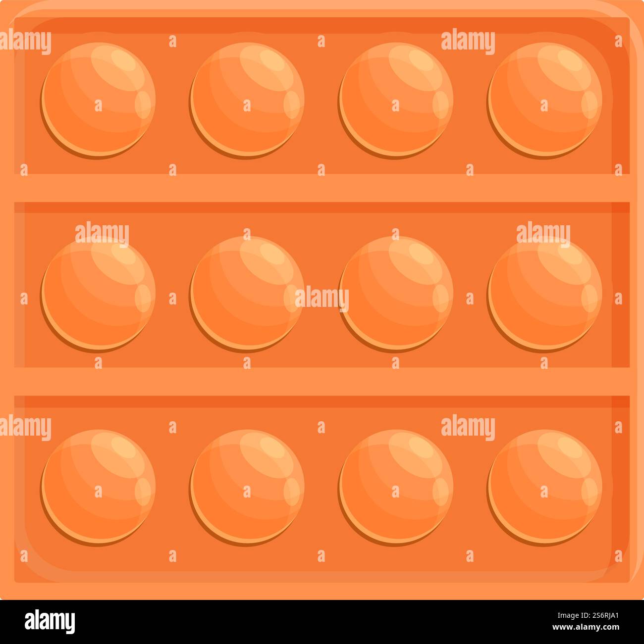 Pop toy icon cartoon vector. Antistress toy. Fidget popit. Pop toy icon ...