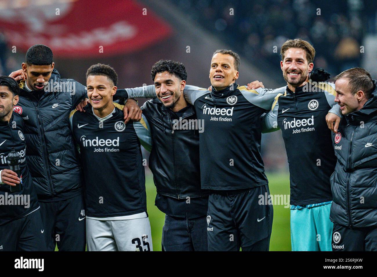 Frankfurt, Deutschland. 17th Jan, 2025. 17.01.2025, Eintracht Frankfurt vs. Borussia Dortmund, 1 ...