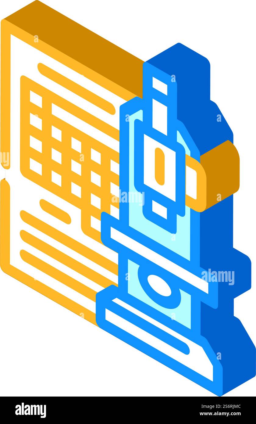 scientific approach isometric icon vector. scientific approach sign. isolated symbol ...