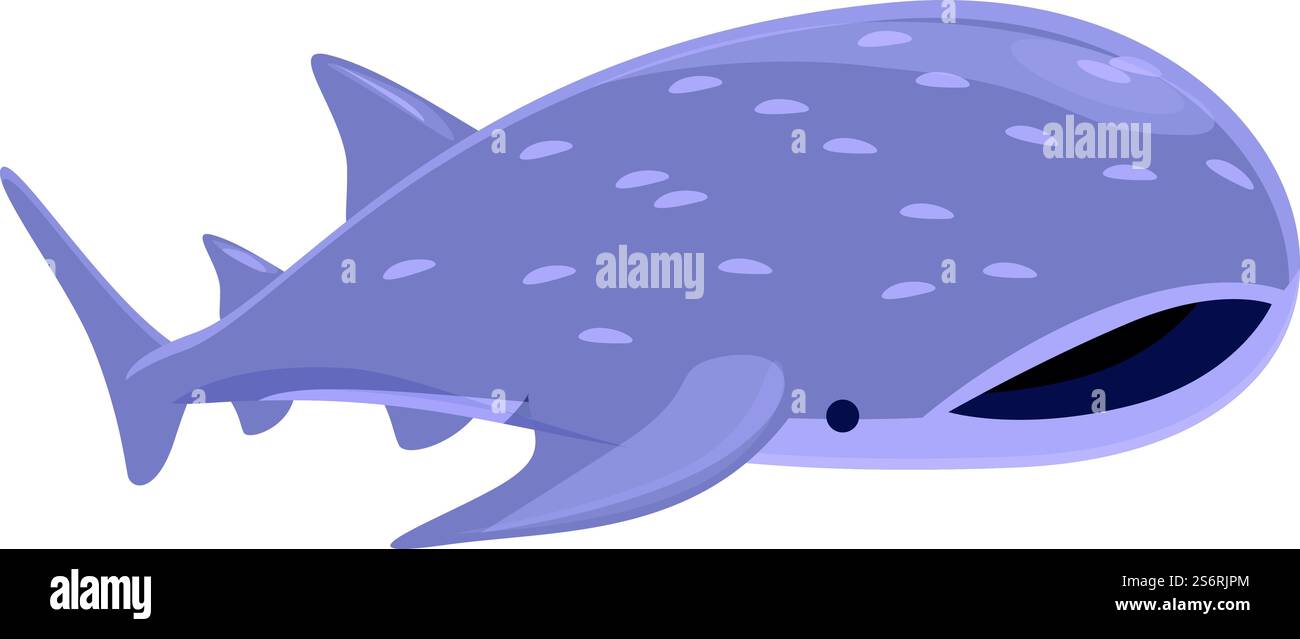 Whale predator icon cartoon vector. Sea shark. Underwater fish. Whale ...