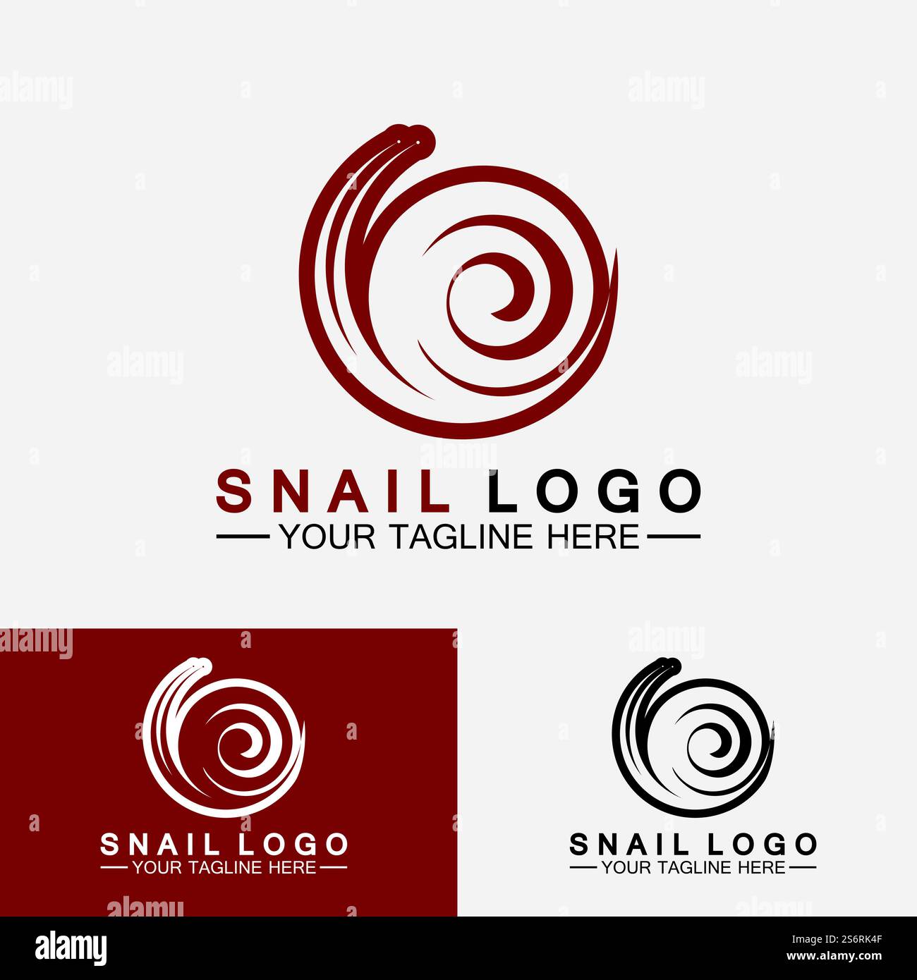 Snail Logo creative modern design inspiration vector Stock Vector Image ...