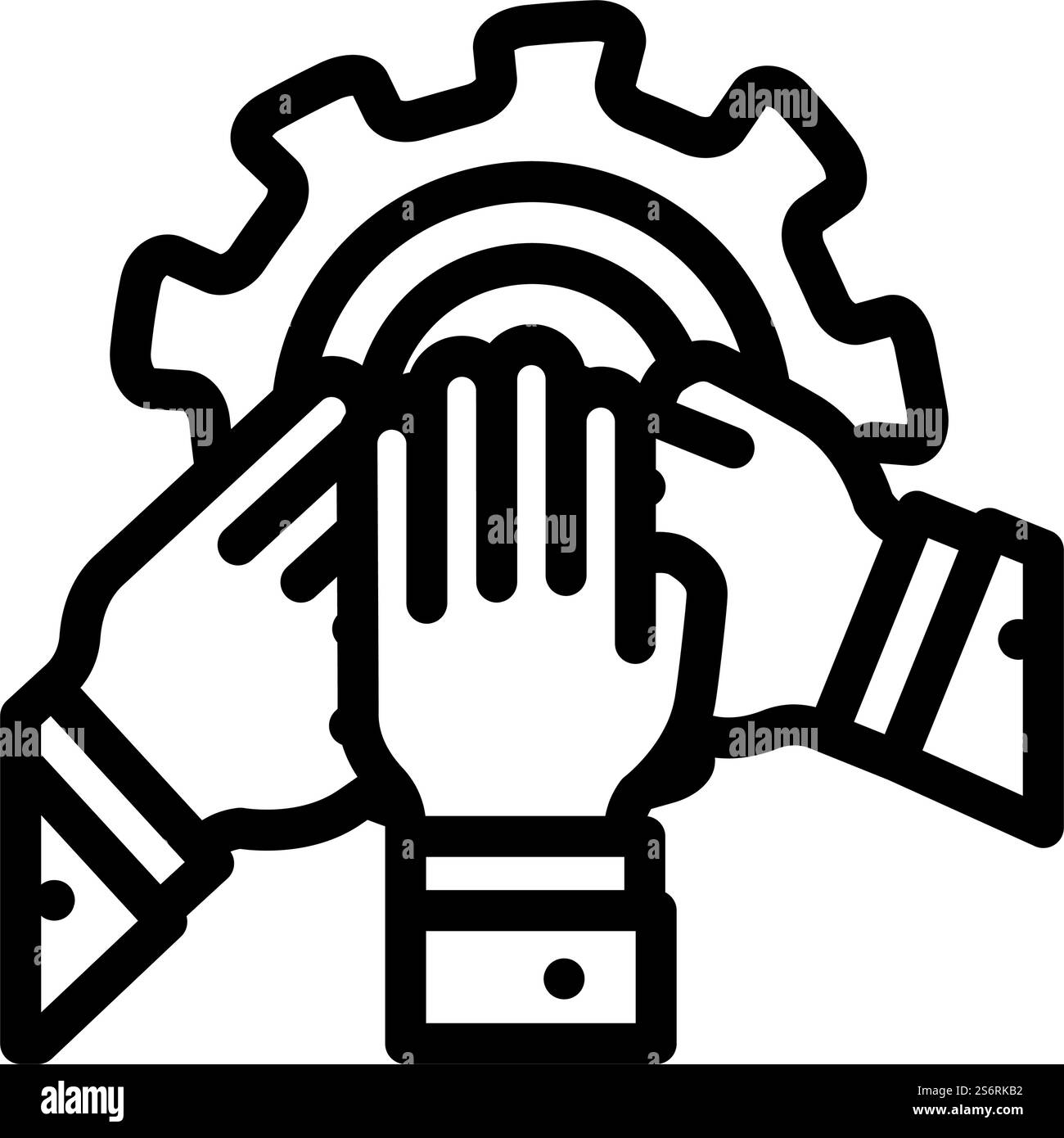 teamwork colleagues line icon vector. teamwork colleagues sign ...