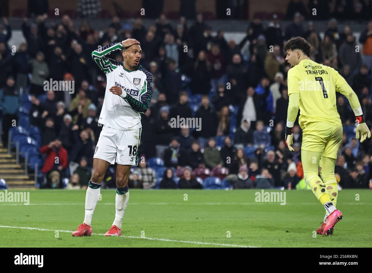 Burnley, UK. 17th Jan, 2025. Wilson Isidor of Sunderland reacts after a missed chance on goal ...