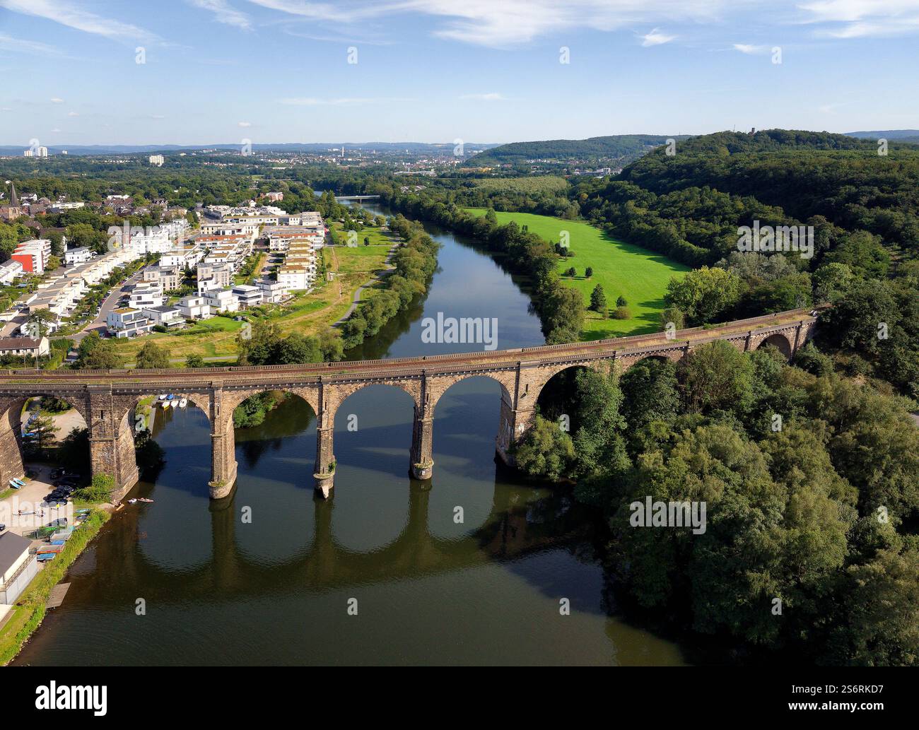 Railroad viaduct over the ruhr hi-res stock photography and images - Alamy