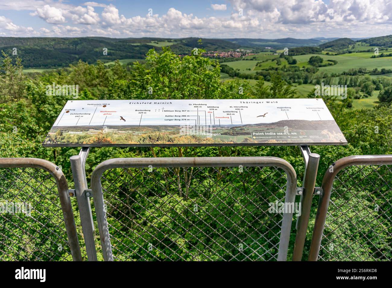 View from the observation tower of the former US military base Point ...