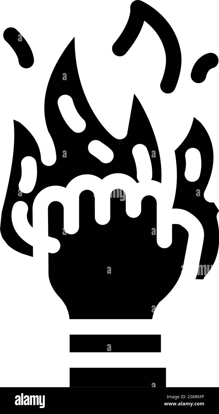 motivation employee glyph icon vector. motivation employee sign ...