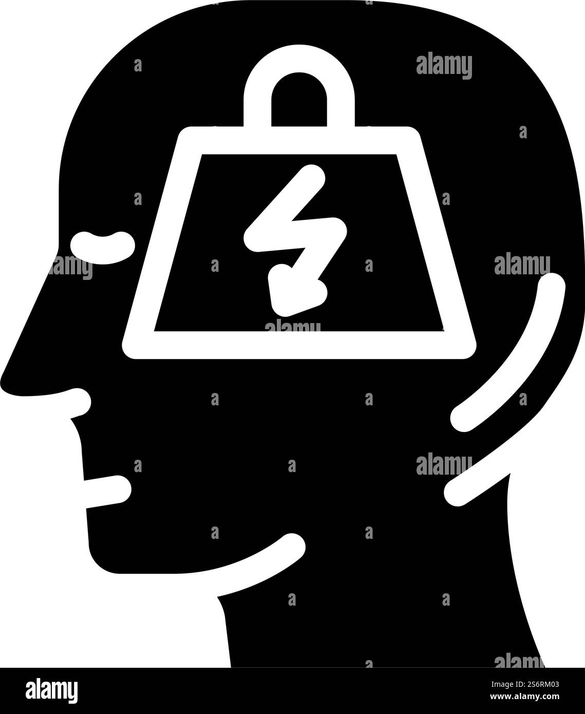 stress treatment glyph icon vector. stress treatment sign. isolated ...