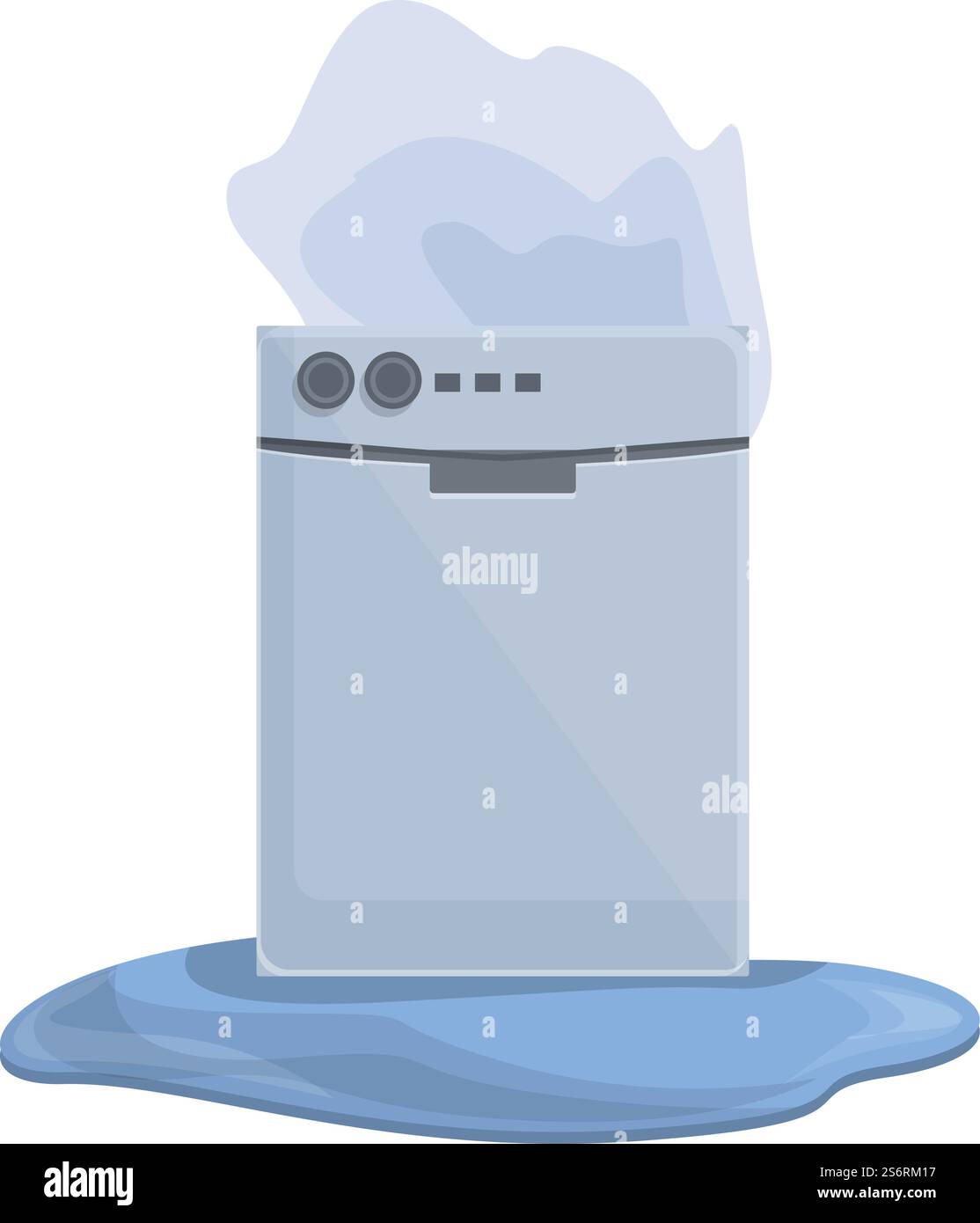 Defect dishwasher icon cartoon vector. Dish machine. Kitchen washer ...