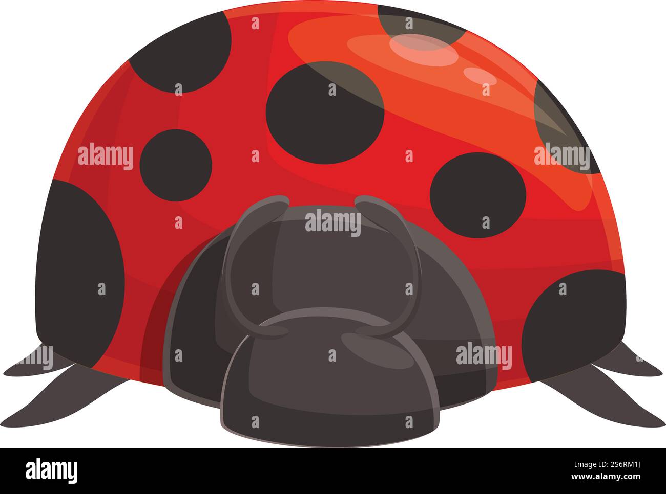 Ladybird beetle icon cartoon vector. Garden ladybug. Bug insect ...