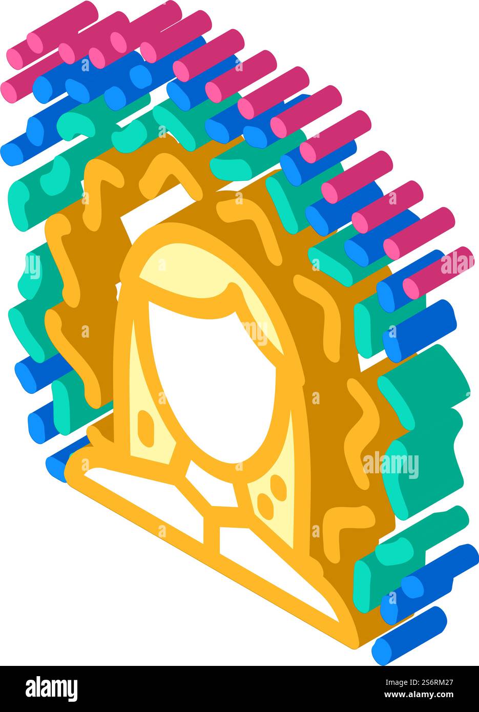 transcendental meditation isometric icon vector. transcendental ...