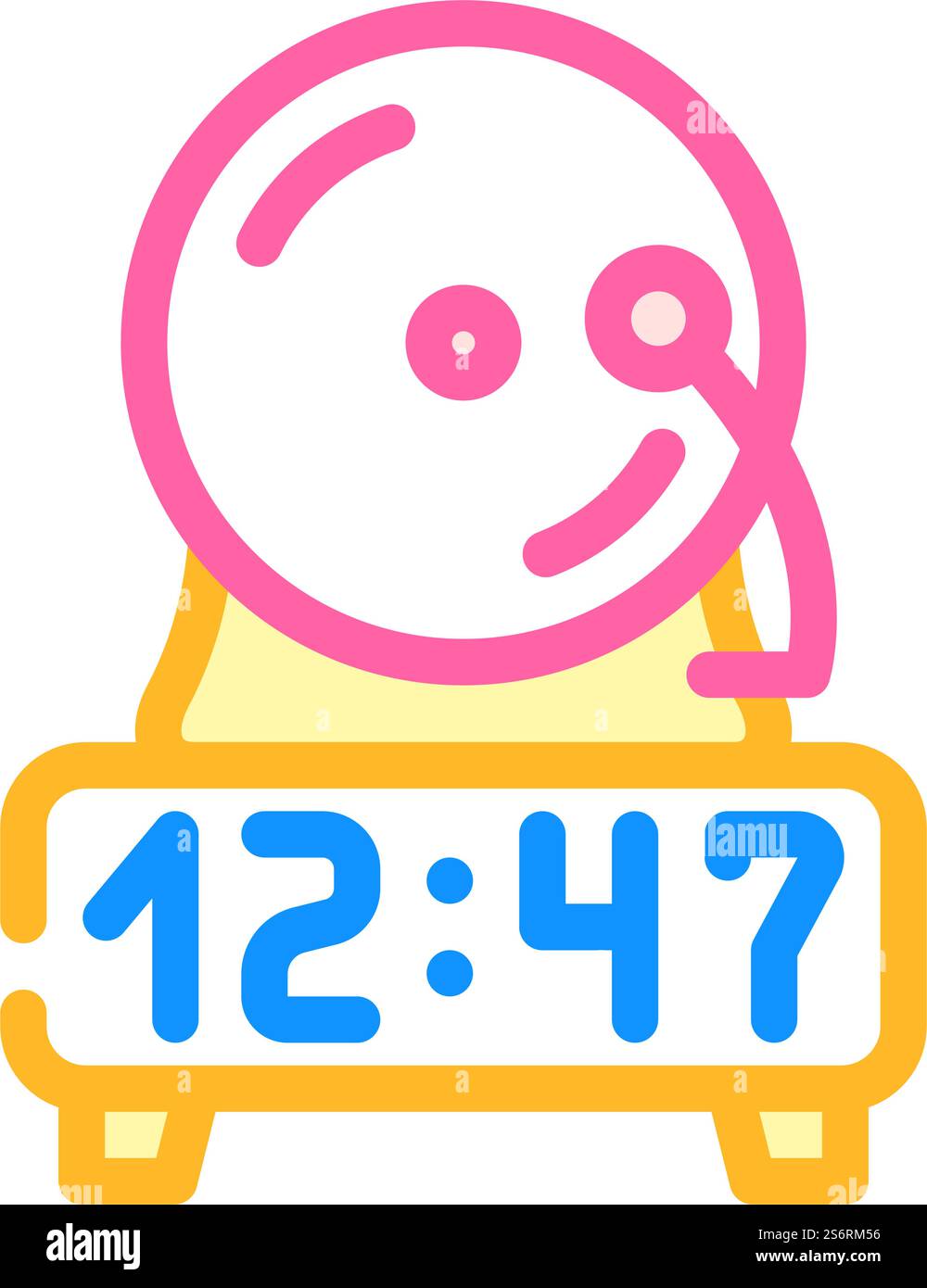 clock educational time color icon vector. clock educational time sign ...