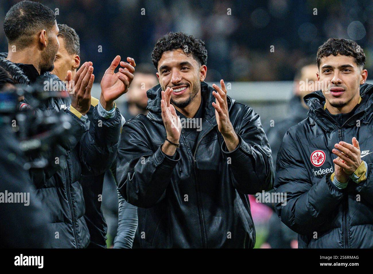 Frankfurt, Deutschland. 17th Jan, 2025. 17.01.2025, Eintracht Frankfurt vs. Borussia Dortmund, 1 ...