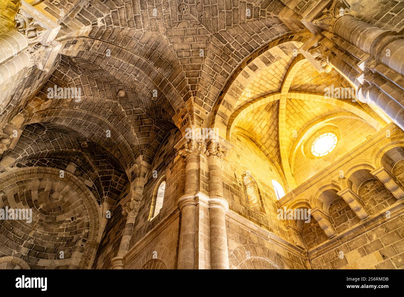 Vault in the church Chiesa di San Giovanni Battista, Matera, Basilicata ...