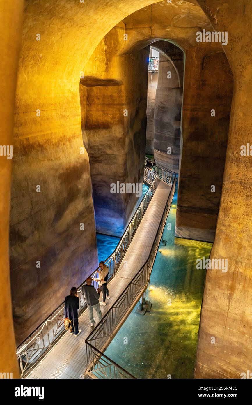 The Palombaro Lungo underground cistern in Matera, Basilicata, Italy ...