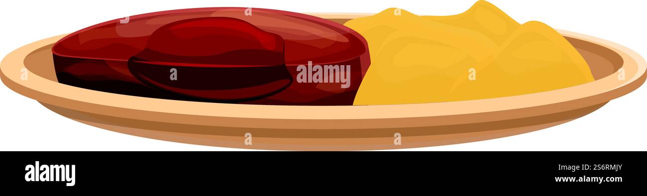 German dish icon cartoon vector. Top food. Cooking german dish. German ...