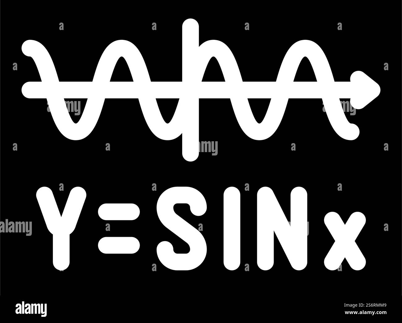 trigonometry formula glyph icon vector. trigonometry formula sign ...