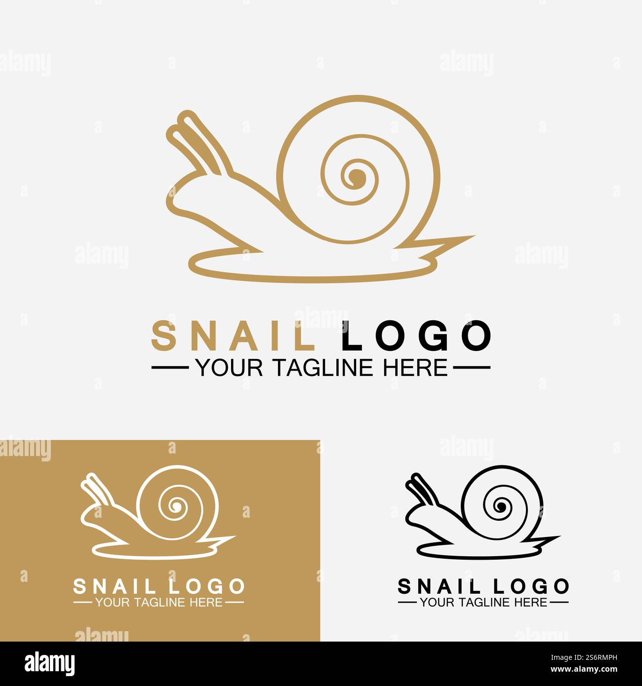 Snail Logo creative modern design inspiration vector Stock Vector Image ...