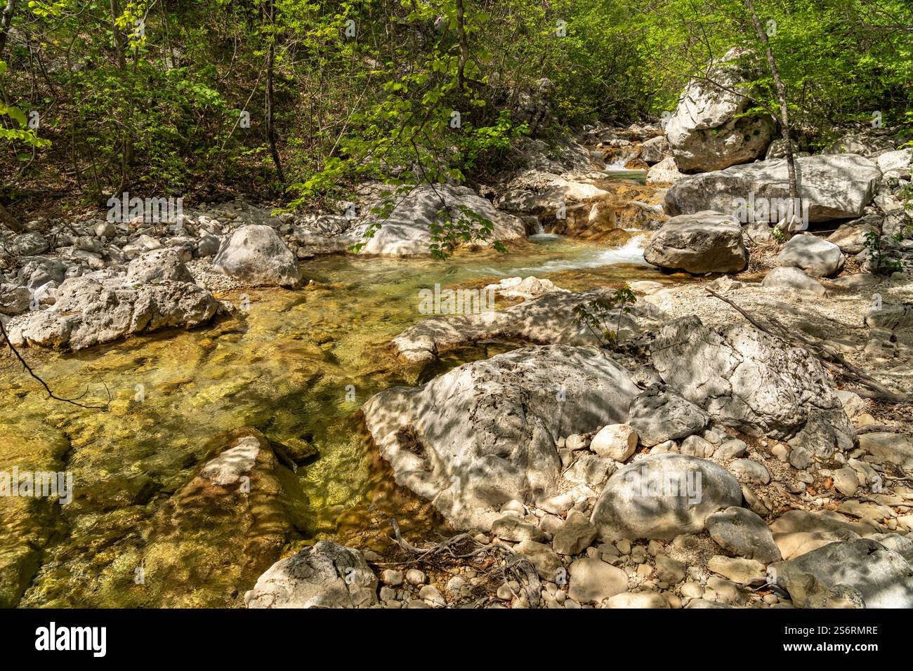 Stream in the Velika Paklenica gorge in Paklenica National Park ...