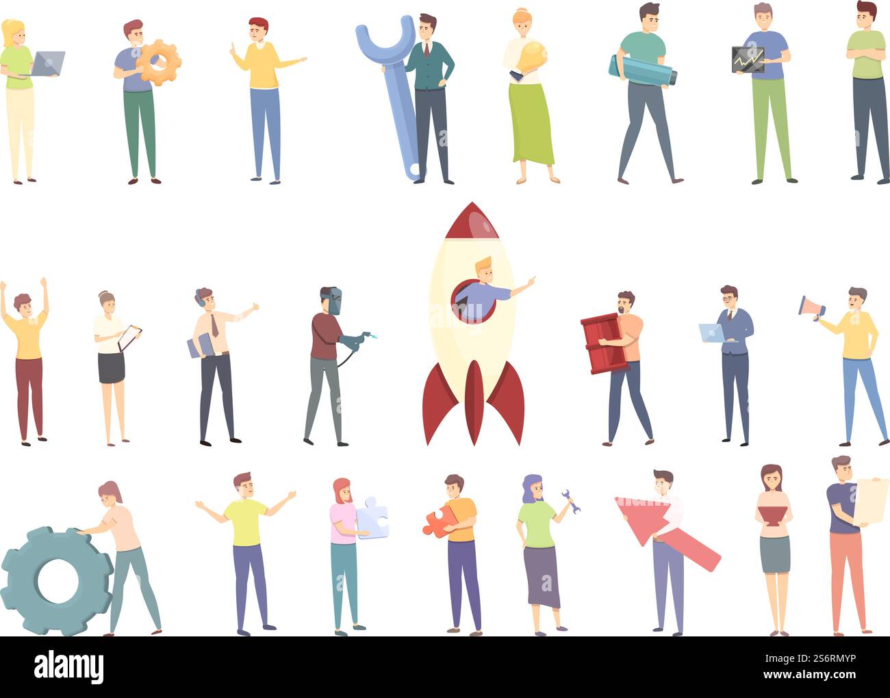 Self confidence victory Stock Vector Images - Alamy