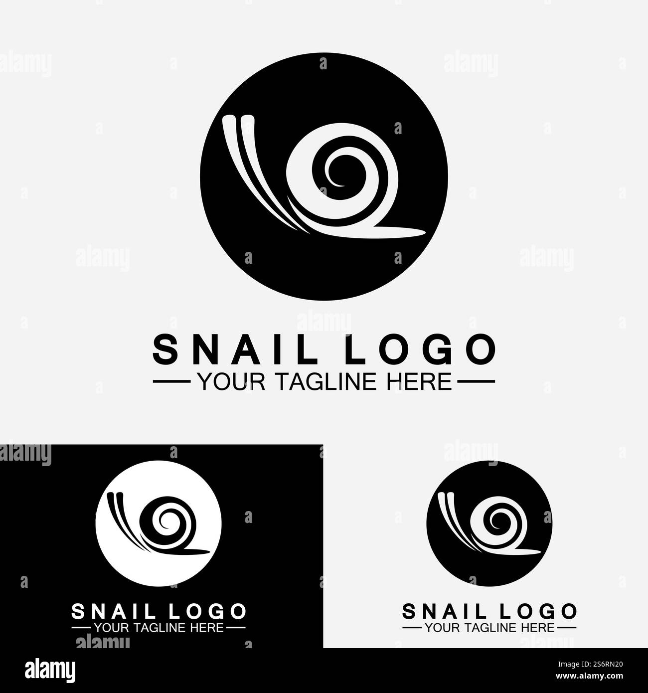 Snail Logo creative modern design inspiration vector Stock Vector Image ...