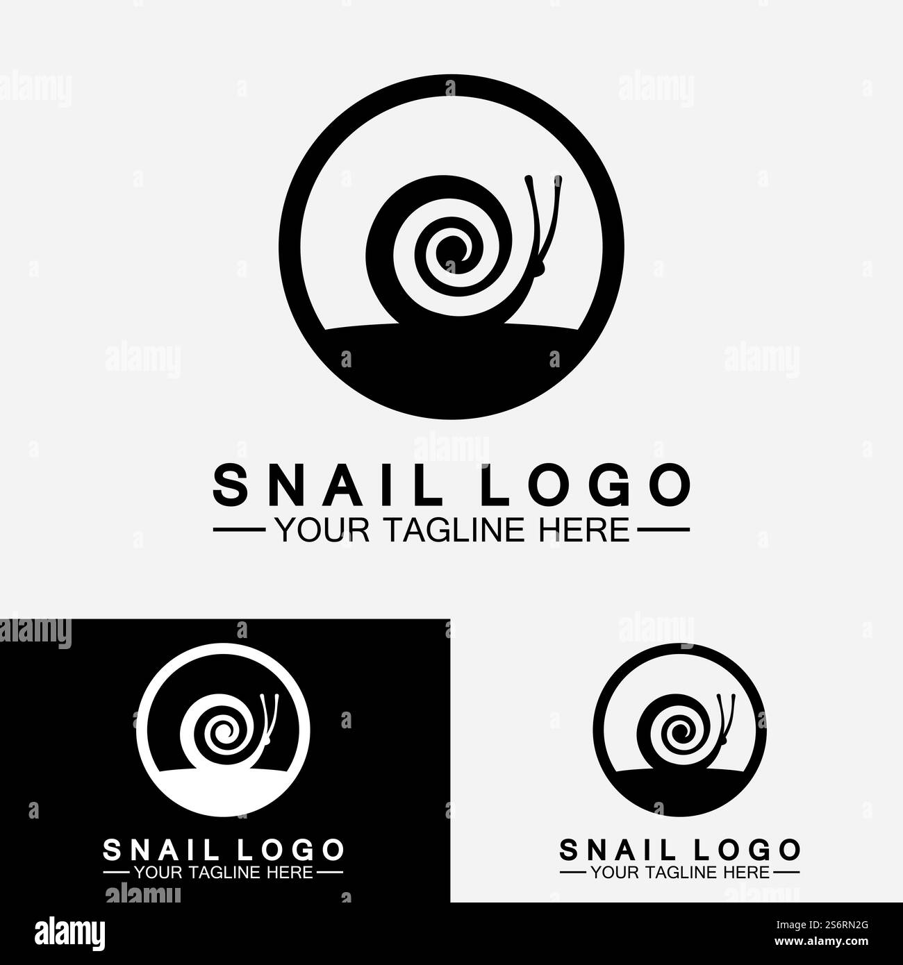 Snail Logo creative modern design inspiration vector Stock Vector Image ...