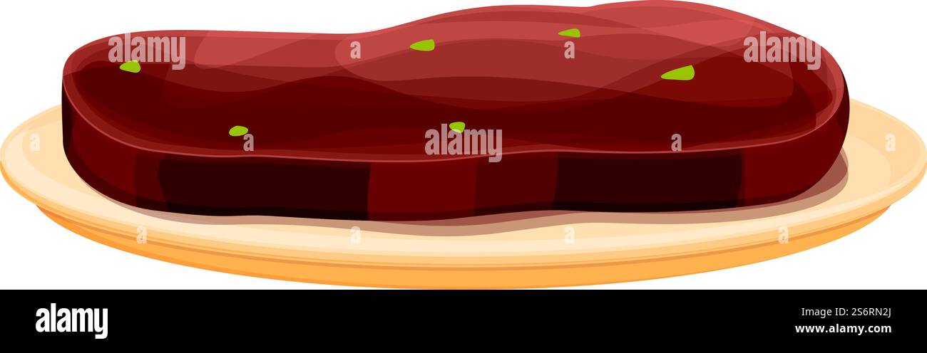 Grilled steak icon cartoon vector. Griil meat. Beef barbecue. Grilled ...