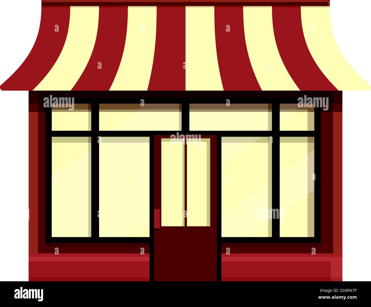 Work street cafe icon cartoon vector. Coffee shop. Cafeteria place ...