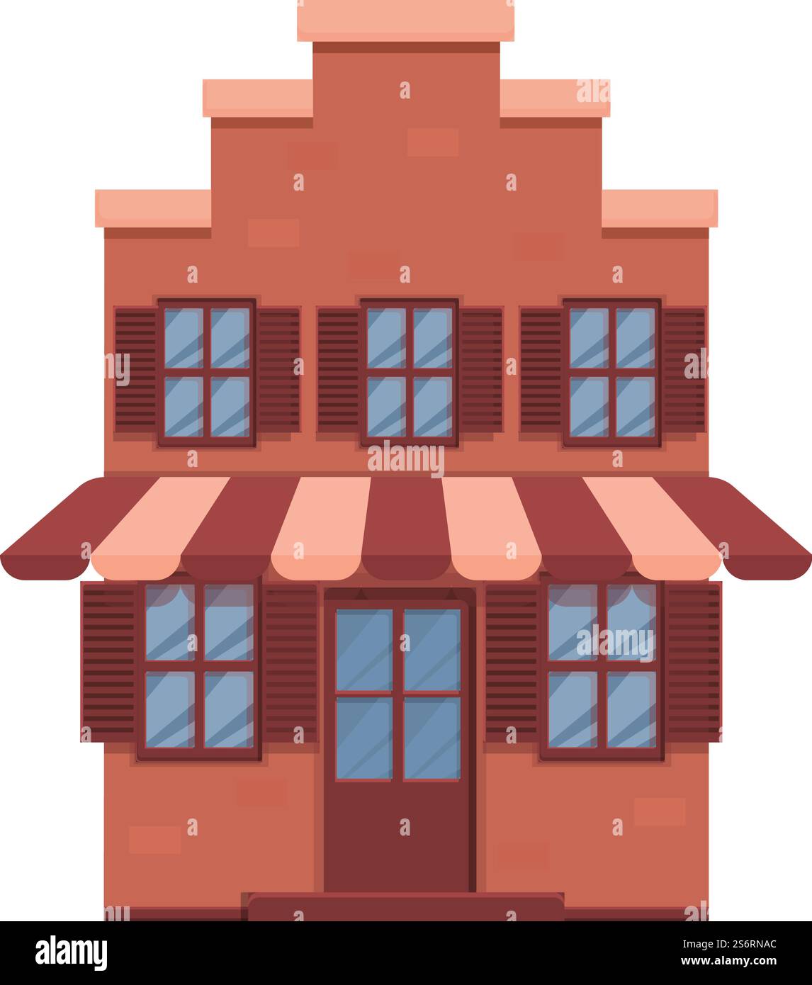 Street cafe store icon cartoon vector. Coffee shop. Barista restaurant ...