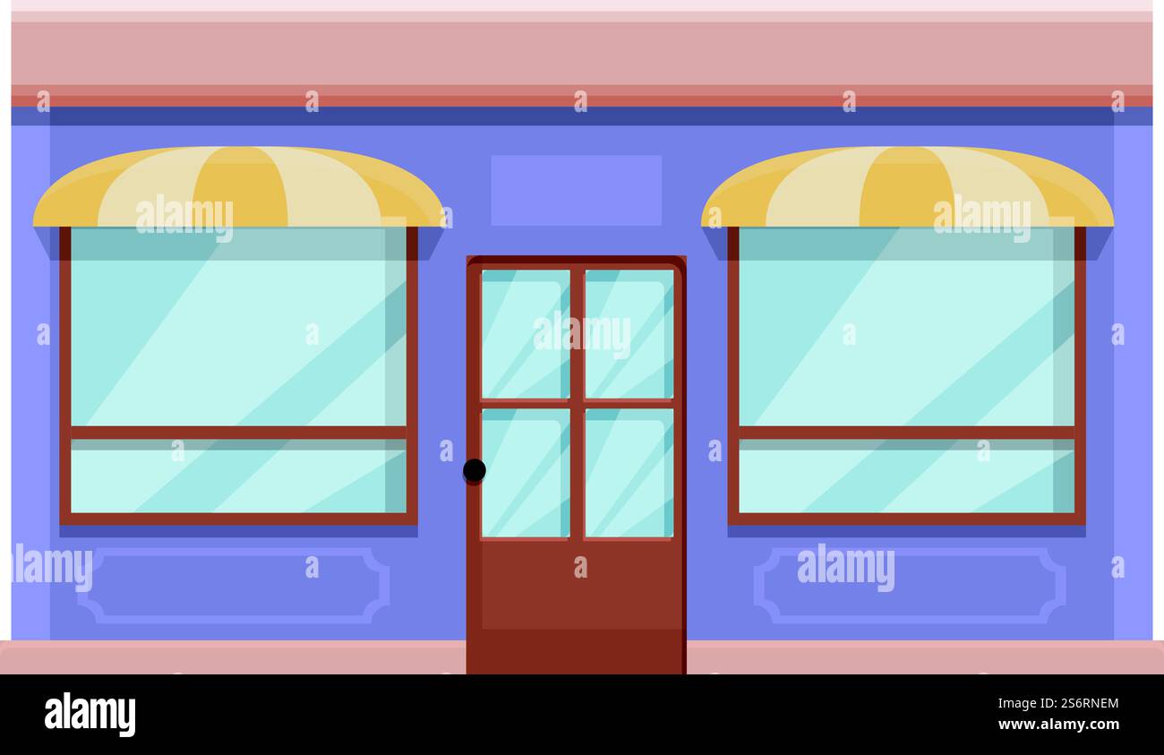 Street cafe icon cartoon vector. Coffee shop. Drink restaurant. Street ...