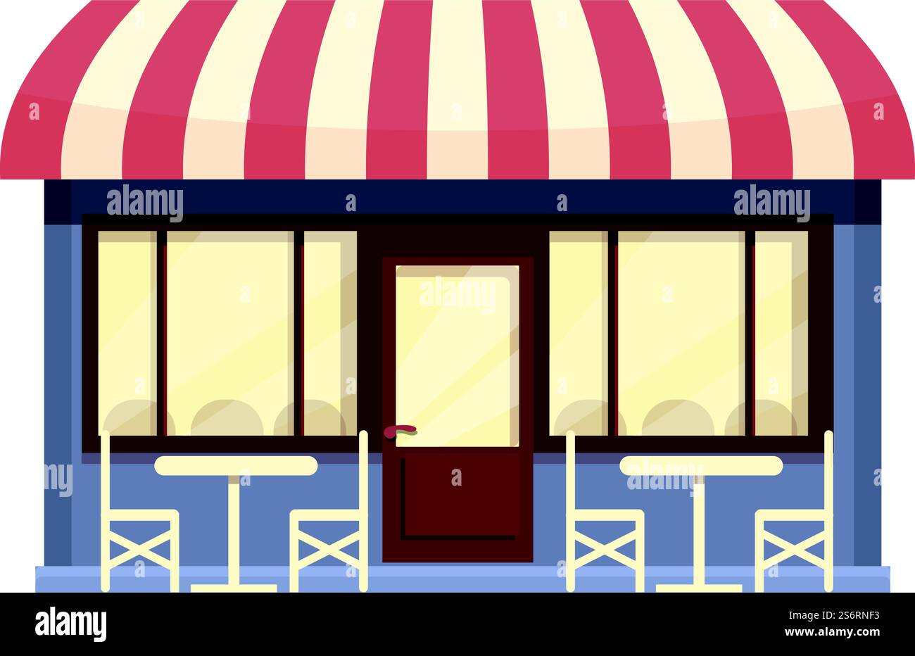 Street coffee cafe icon cartoon vector. Restaurant shop. Cafeteria ...