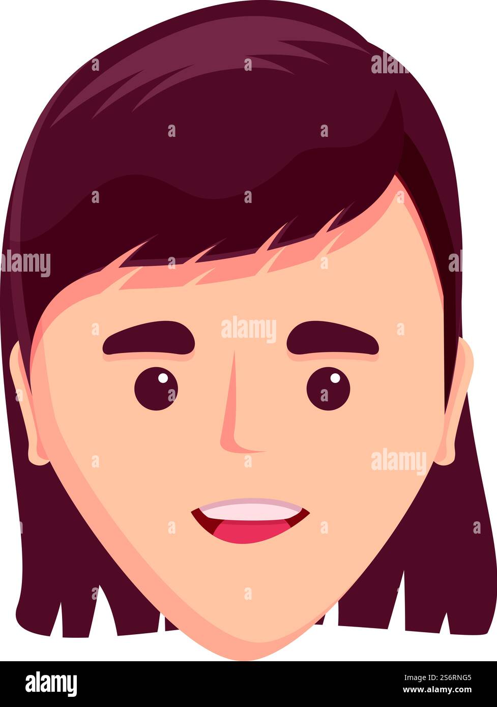 Smile articulation icon cartoon vector. Mouth speech. Training sound ...