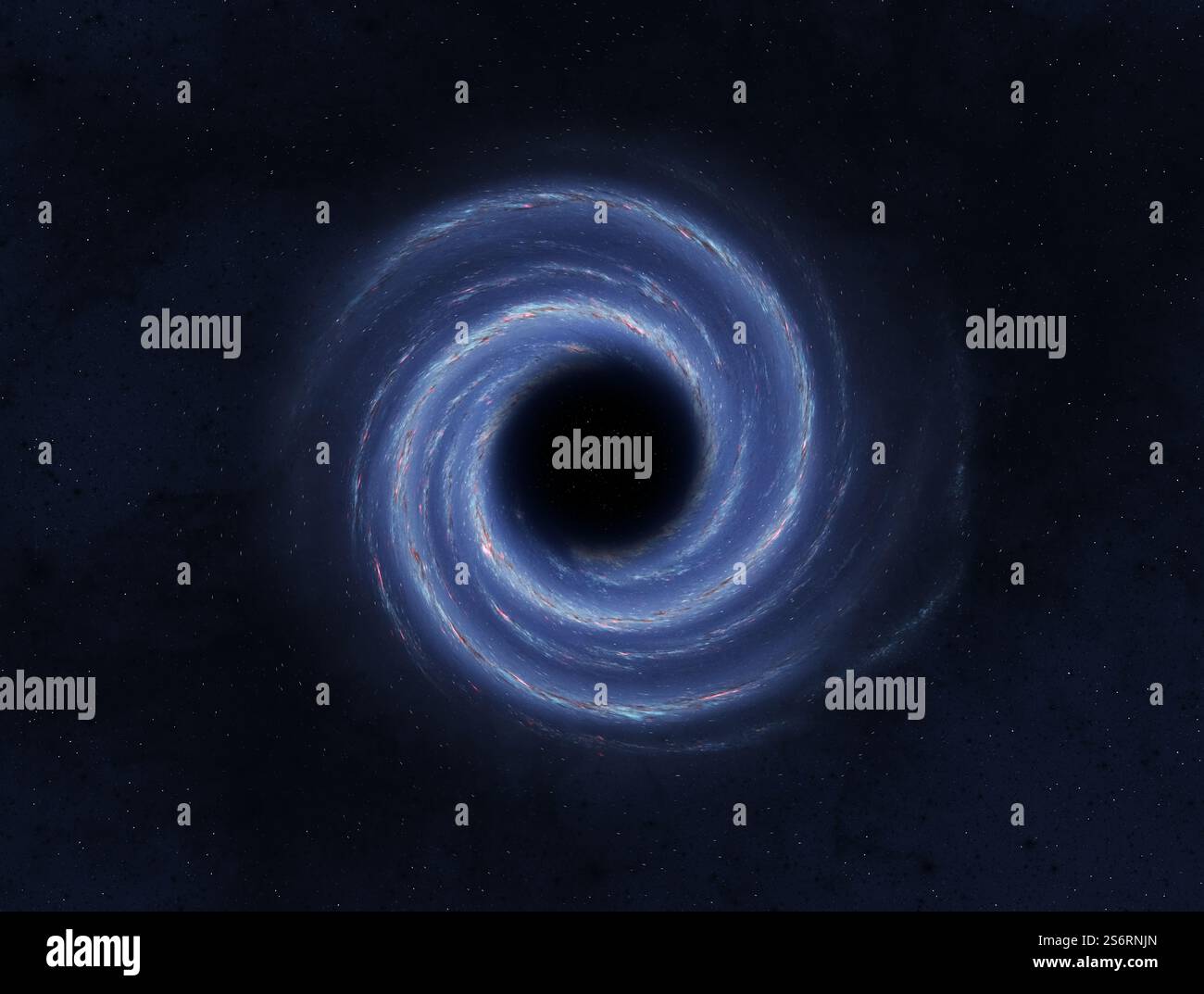 Black hole in the center of the Milky Way galaxy. Milky way galaxy with ...