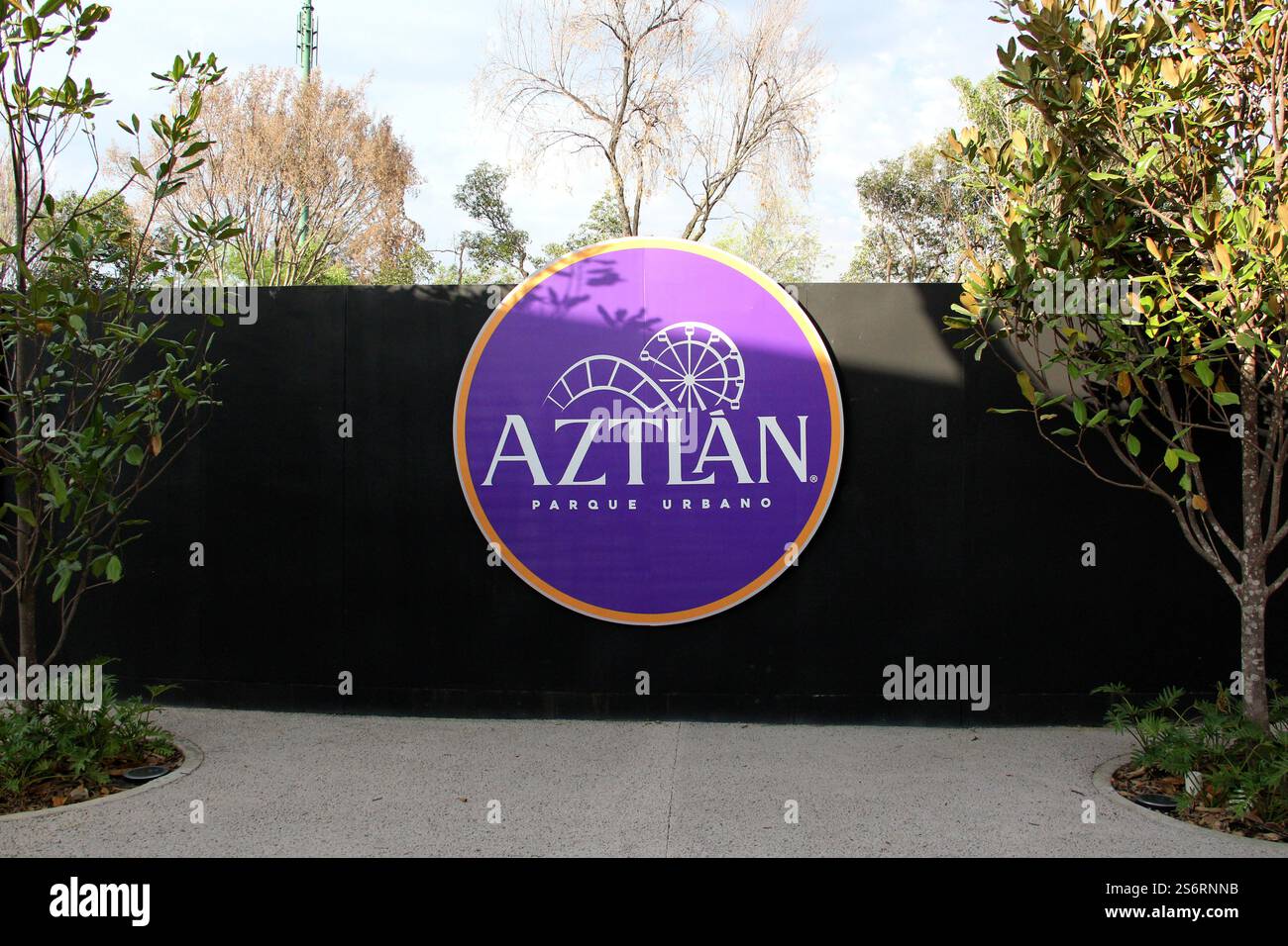 Mexico City, Mexico - Mar 20 2024: Parque Urbano Aztlan in the Second Section of the Chapultepec ...