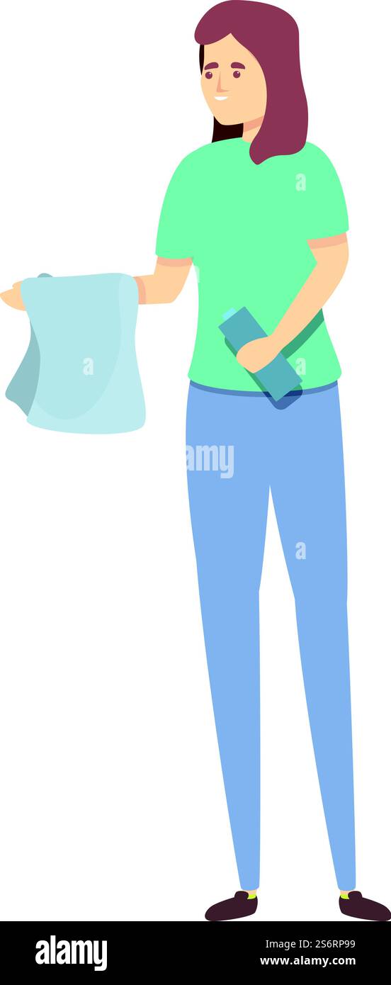 Resting athlete icon cartoon vector. Woman gym. Sport workout. Resting ...