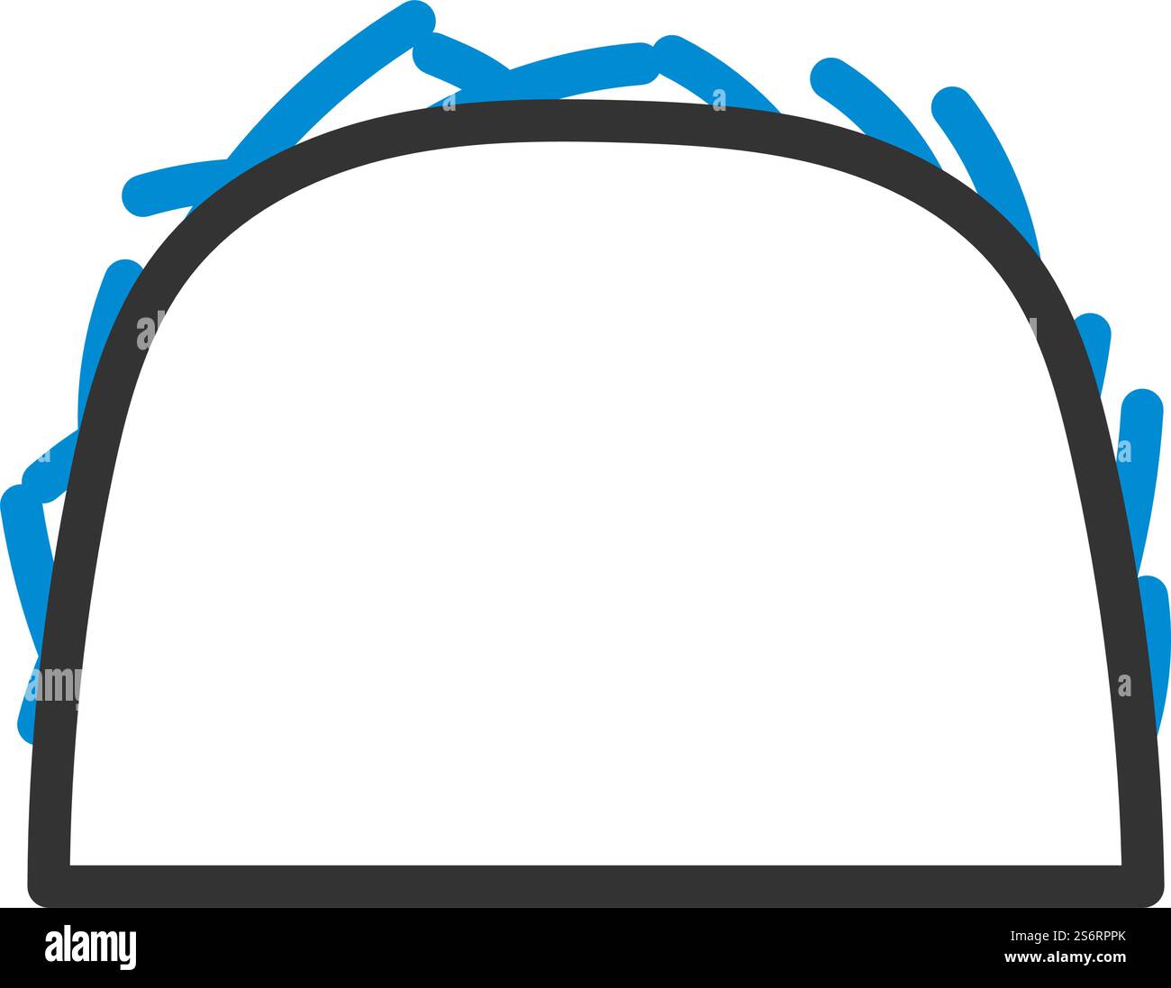 Hay Stack Icon. Editable Bold Outline With Color Fill Design. Vector ...