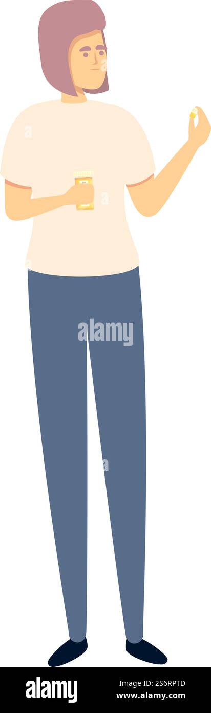 Depression girl icon cartoon vector. Sad feeling. Depressed mood ...