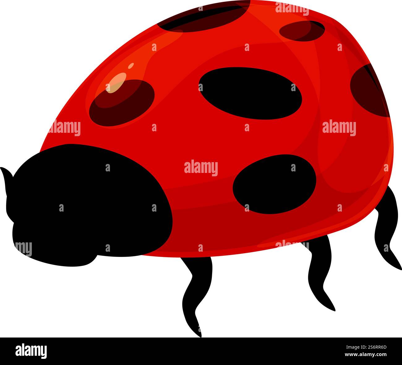 Small ladybug icon cartoon vector. Bug ladybird. Fly insect. Small ...