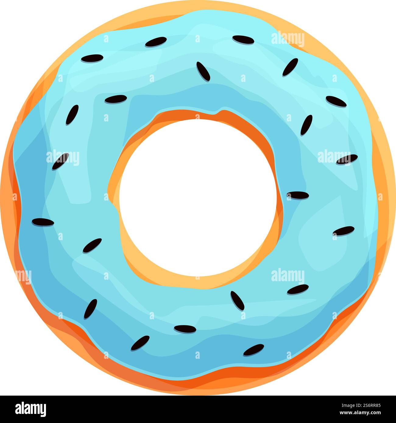 Candy donut icon cartoon vector. Sugar cake. Sweet food. Candy donut ...