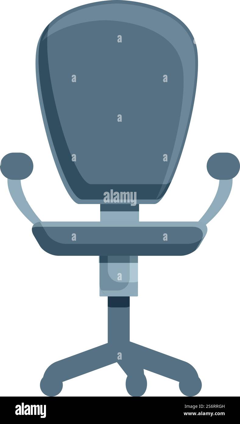 Work chair icon cartoon vector. Office desk. Business seat. Work chair ...