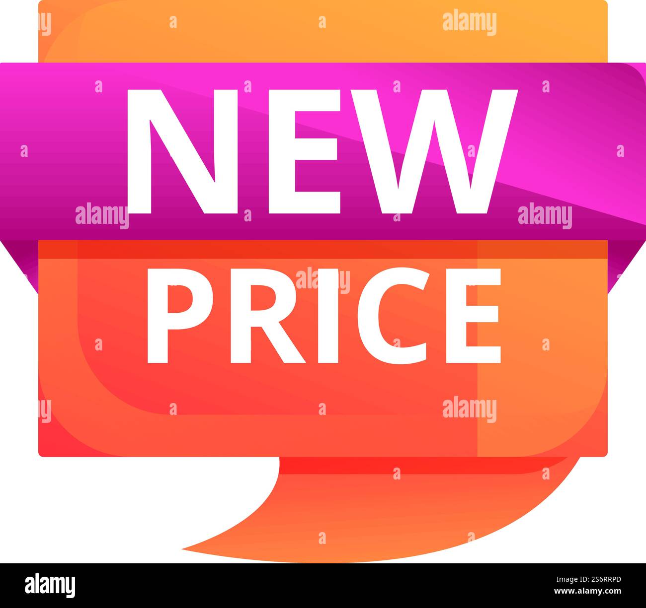 New price icon cartoon vector. Label tag. Sale offer. New price icon ...