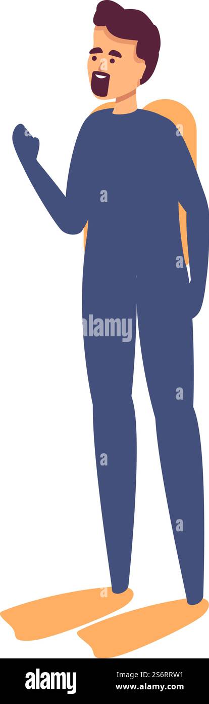 Diving club icon cartoon vector. Scuba diver. Marine sport. Diving club ...