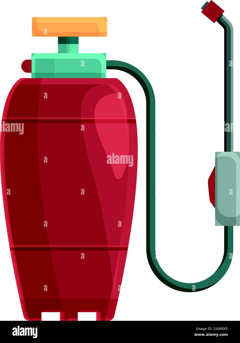 Chemical control equipment icon cartoon vector. Gas bottle. Oxygen ...